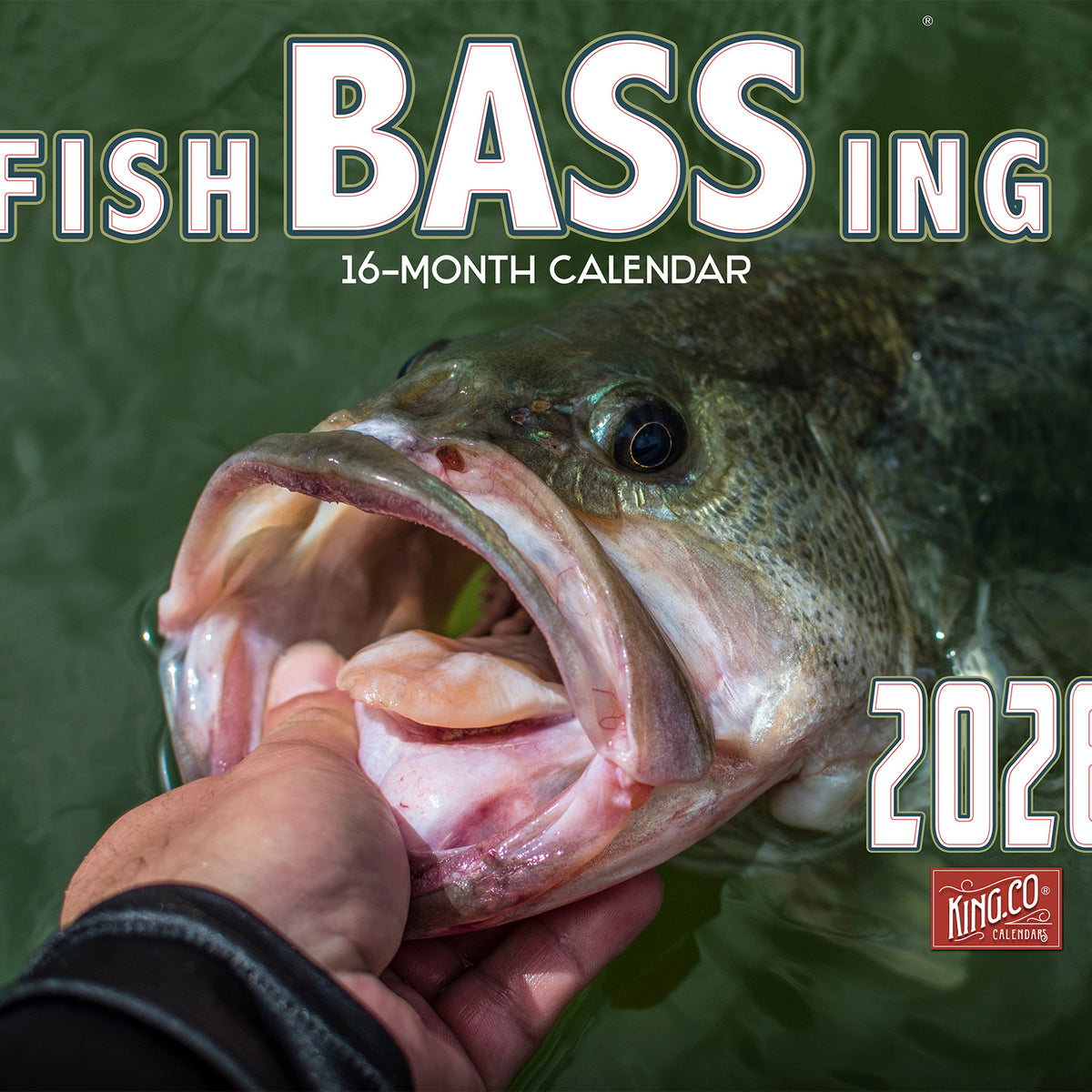 2026 Ultimate Bass Fishing Wall Calendar – Big Bass Photos – The King ...