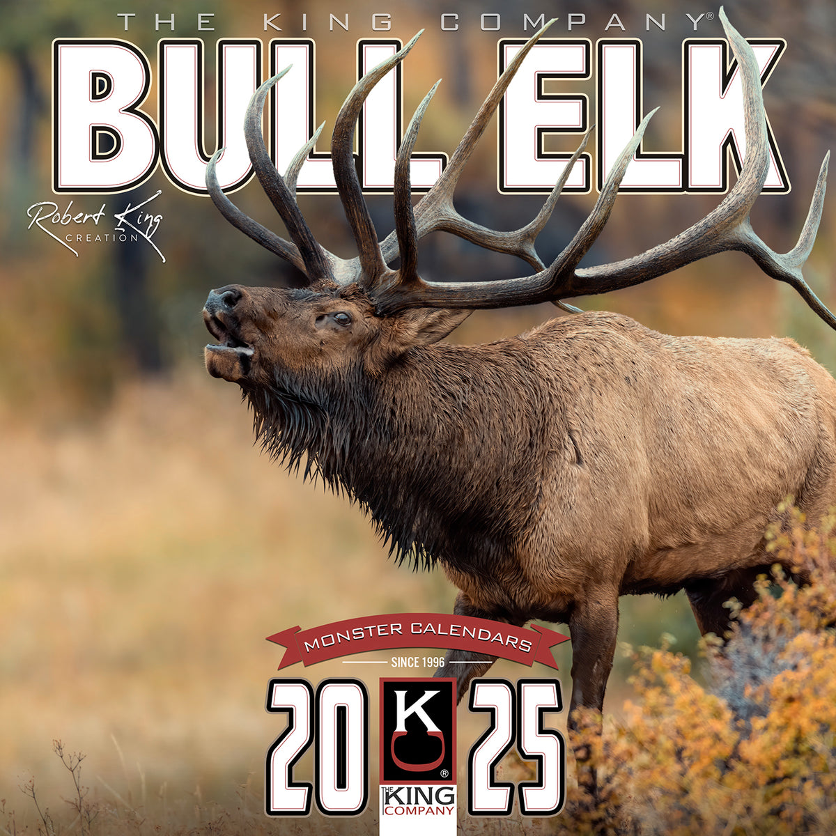 2025 Monster Bull Elk Signature Series Wall Calendar 16-Month X-Large ...