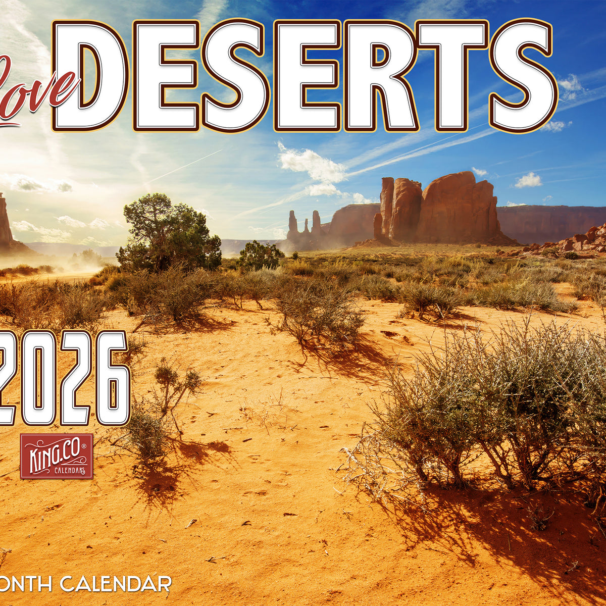 2026 Desert Landscapes Wall Calendar – Stunning Southwest Scenery – The ...