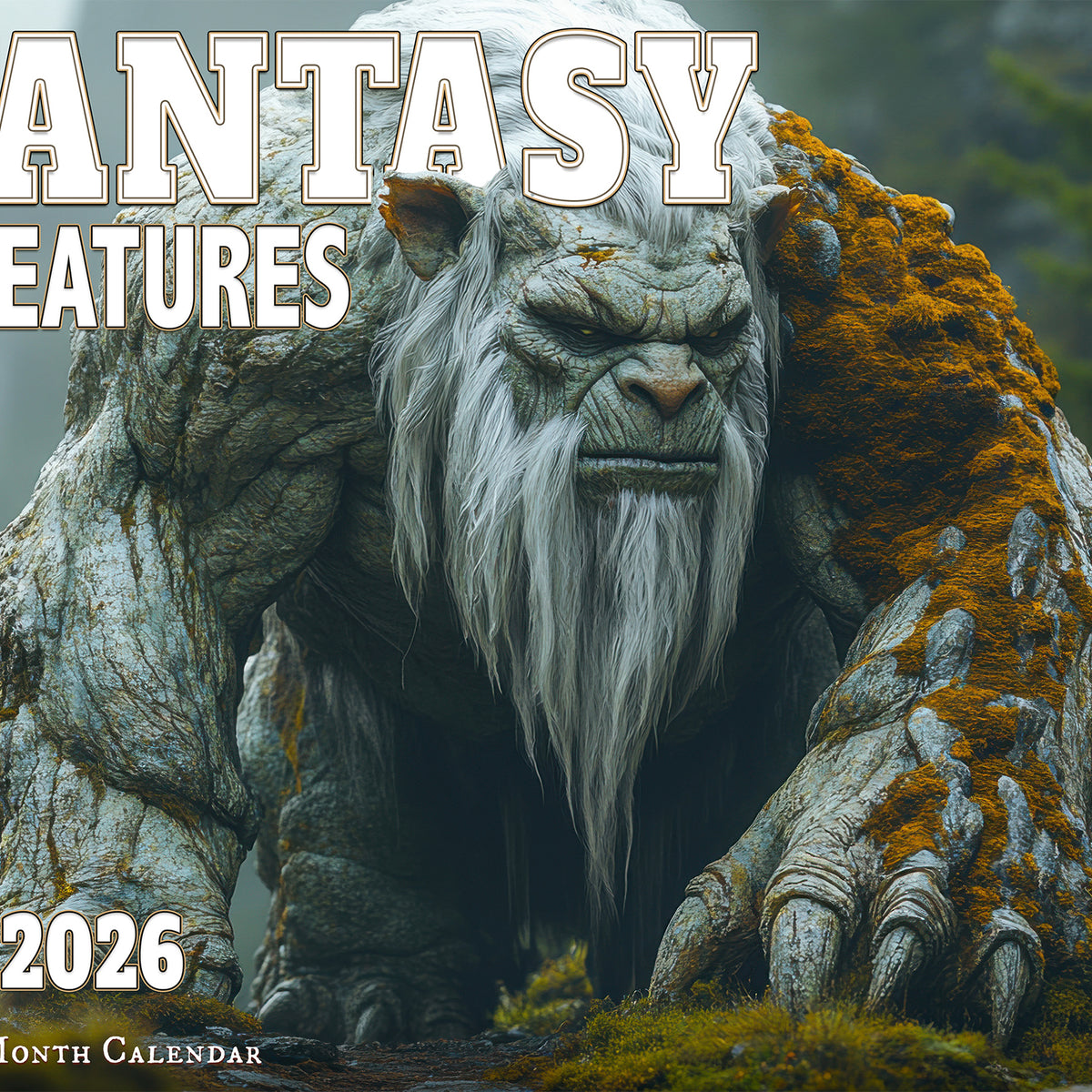 2026 Fantasy Creatures Wall Calendar – Magical Beasts & Legends – The ...