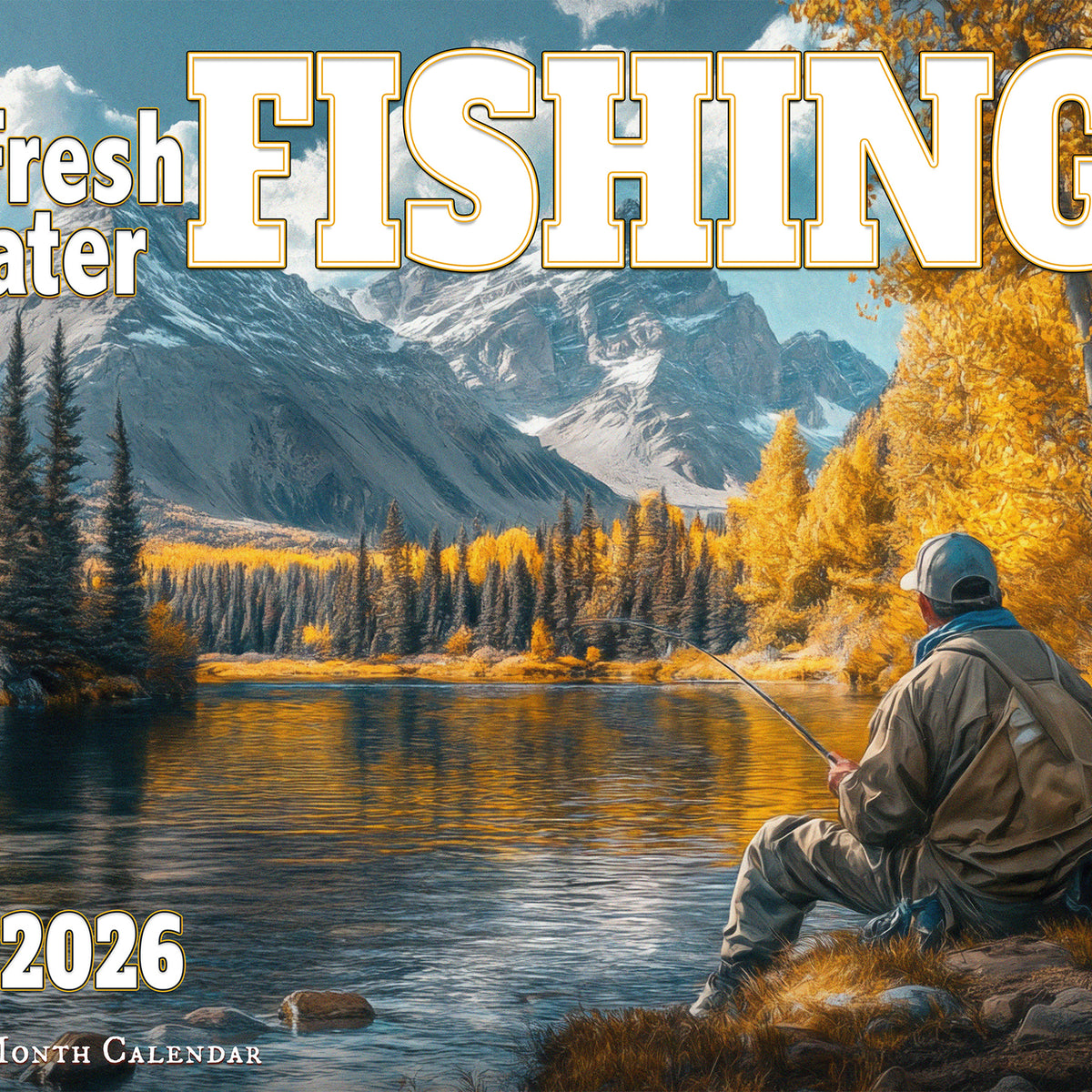 2026 Illustrated Fresh Water Fishing Wall Calendar – Artistic Angling ...