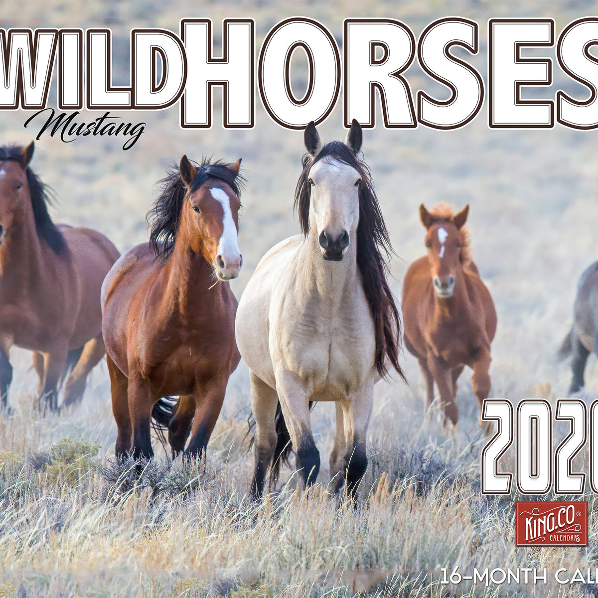 2026 Wild Horses Wall Calendar – Majestic Mustangs in Nature’s Beauty ...