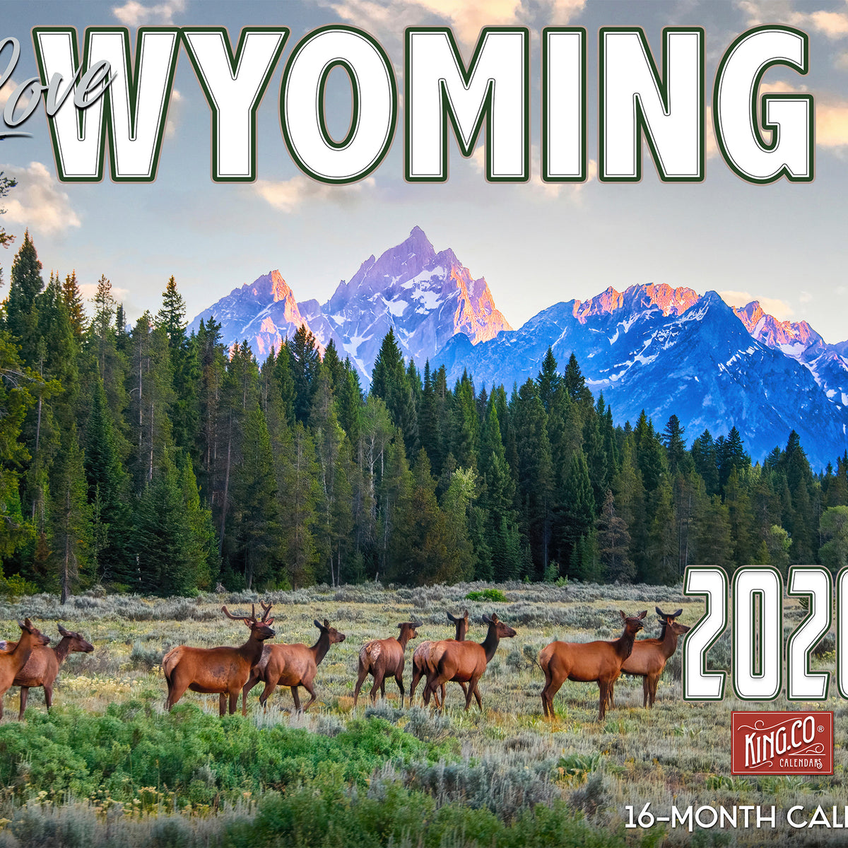 2026 Scenic Wyoming Wall Calendar – Mountains, Wildlife & Open Skies ...